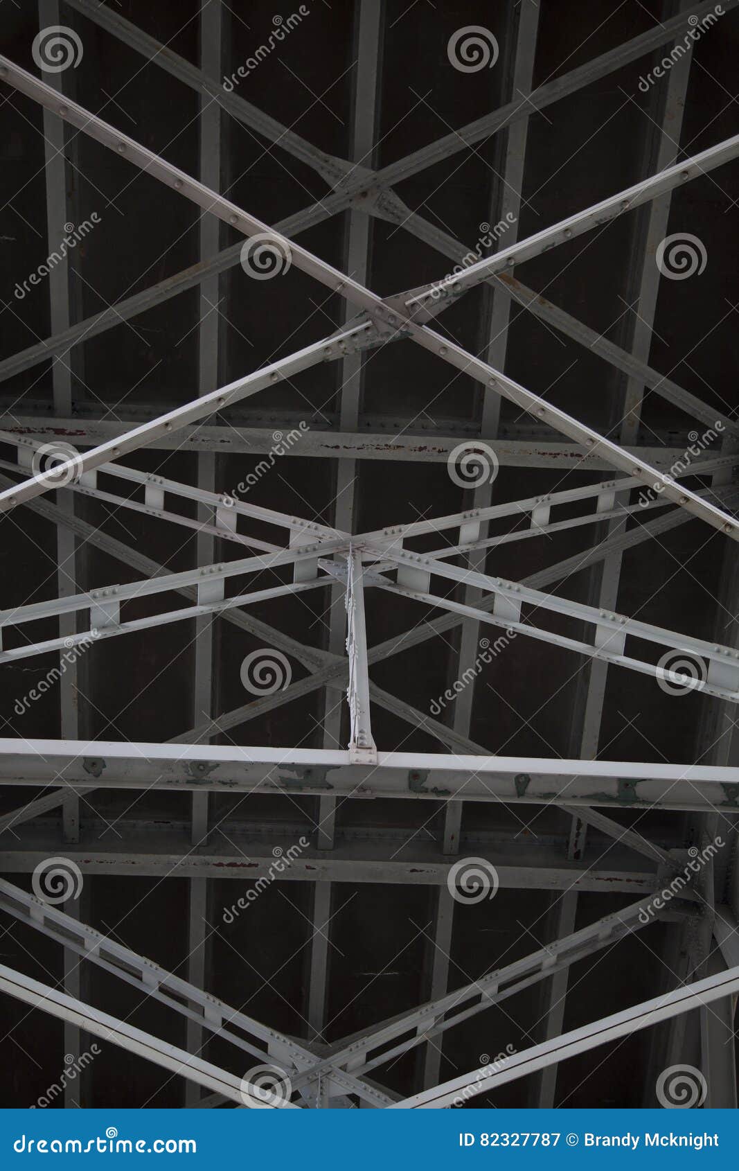 Underside of bridge stock image. Image of architectural - 82327787