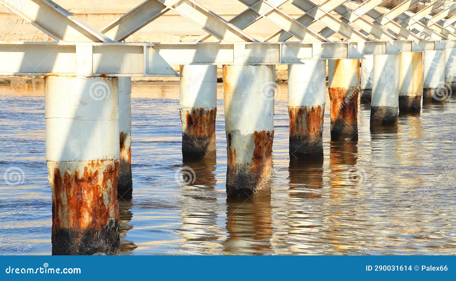 Underside of the bridge stock photo. Image of parts - 290031614