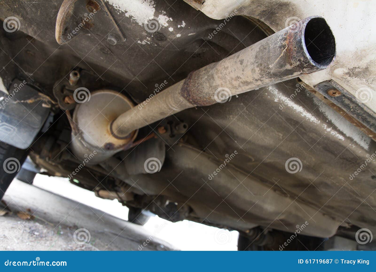 Underside of a car stock image. Image of carbon, exhasut - 61719687