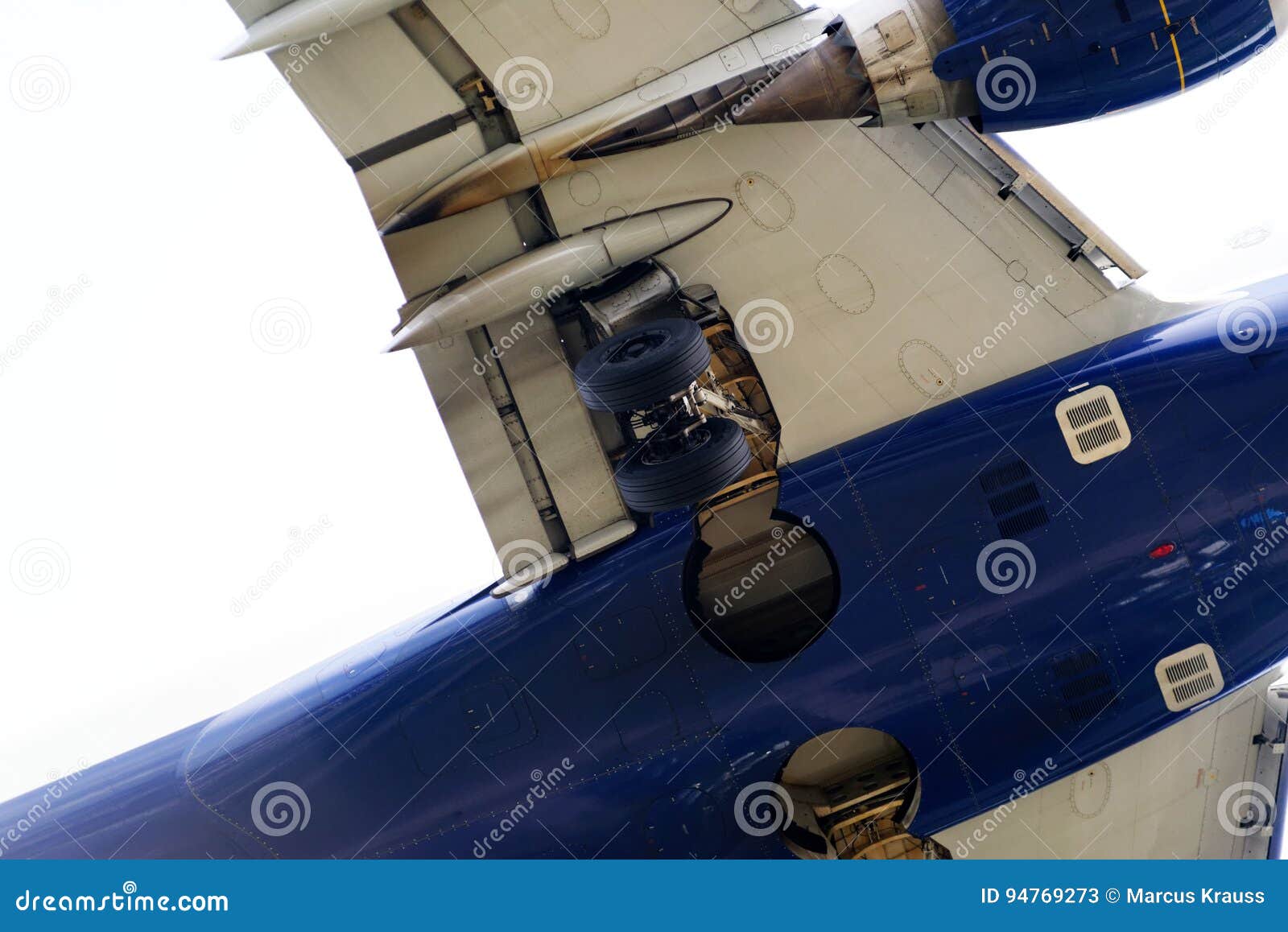 The Underside of a Modern Airplane Editorial Stock Photo - Image of ...
