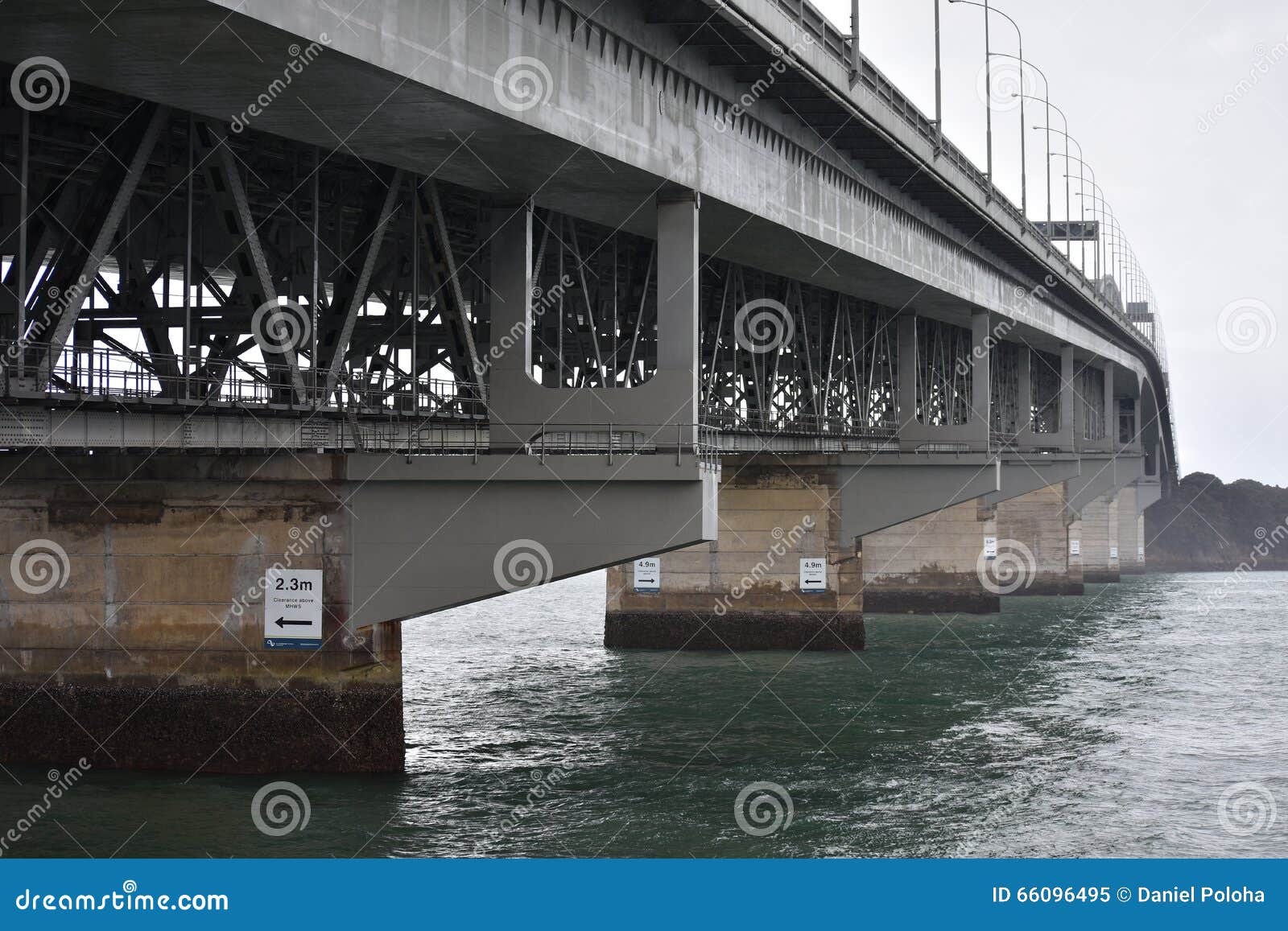 Underside of road bridge stock image. Image of ocean - 66096495
