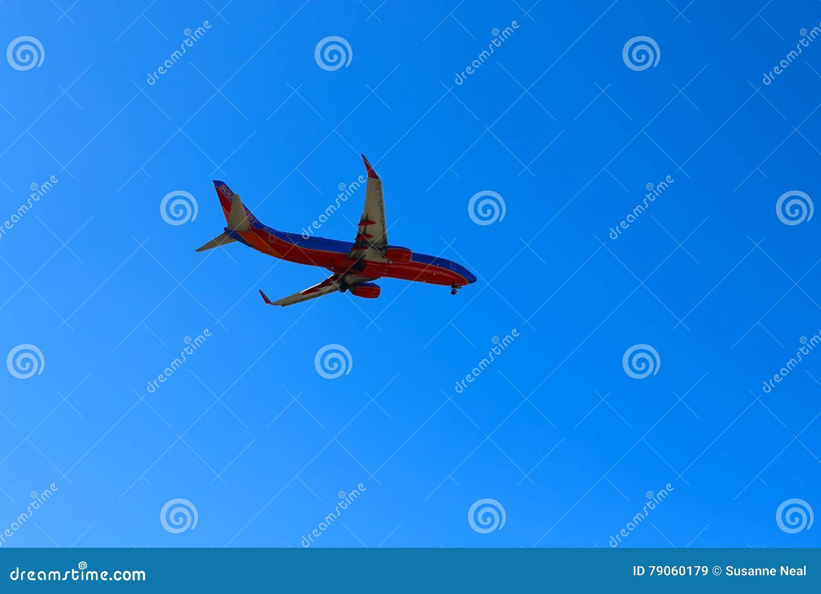 Underside of Southwest Airlines Jet in Air Editorial Stock Image ...