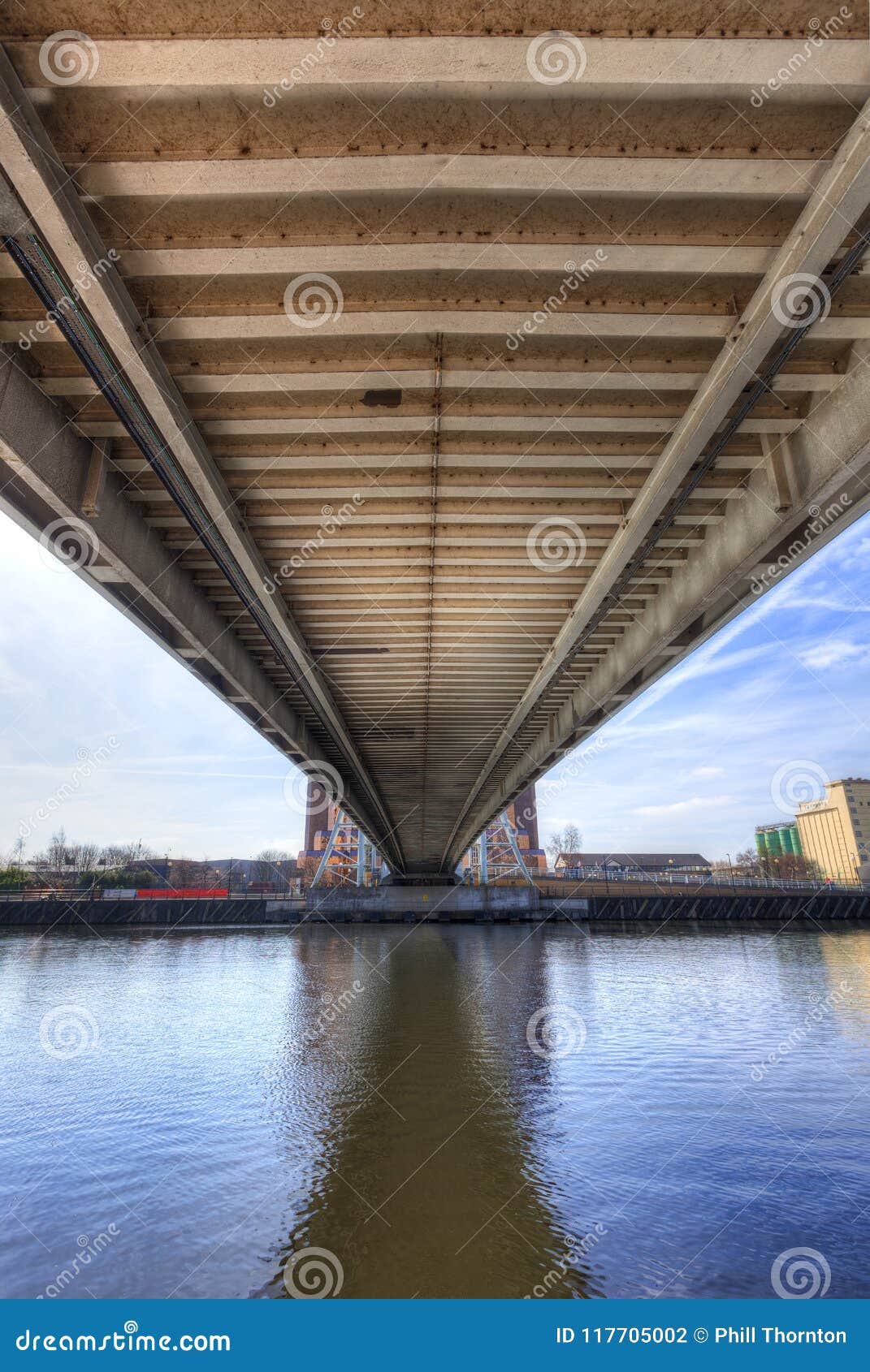 The Underside View of Salford Millennium Bridge. Editorial Photography ...
