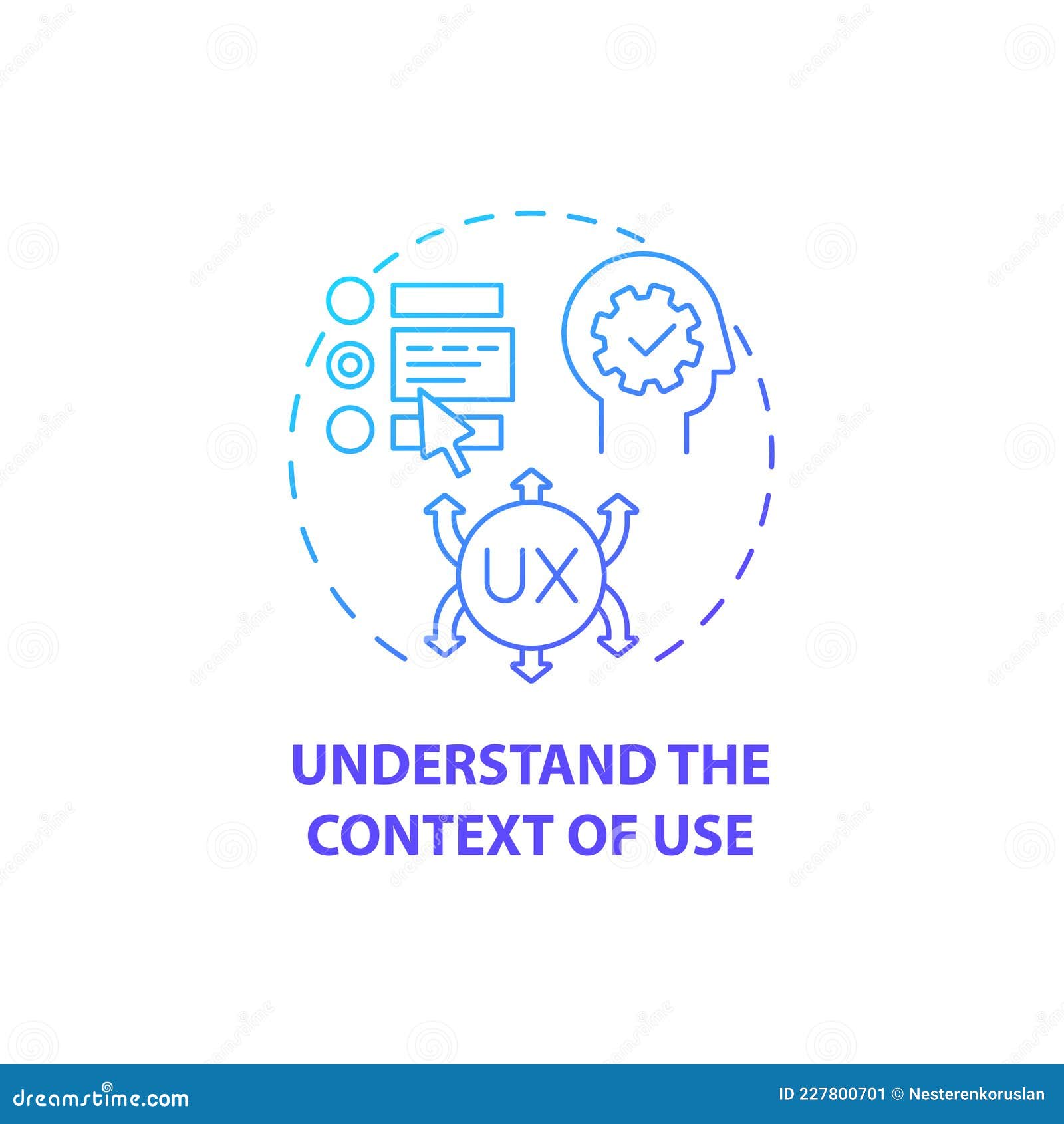 Understand Context Of Use Concept Icon Cartoon Vector | CartoonDealer ...