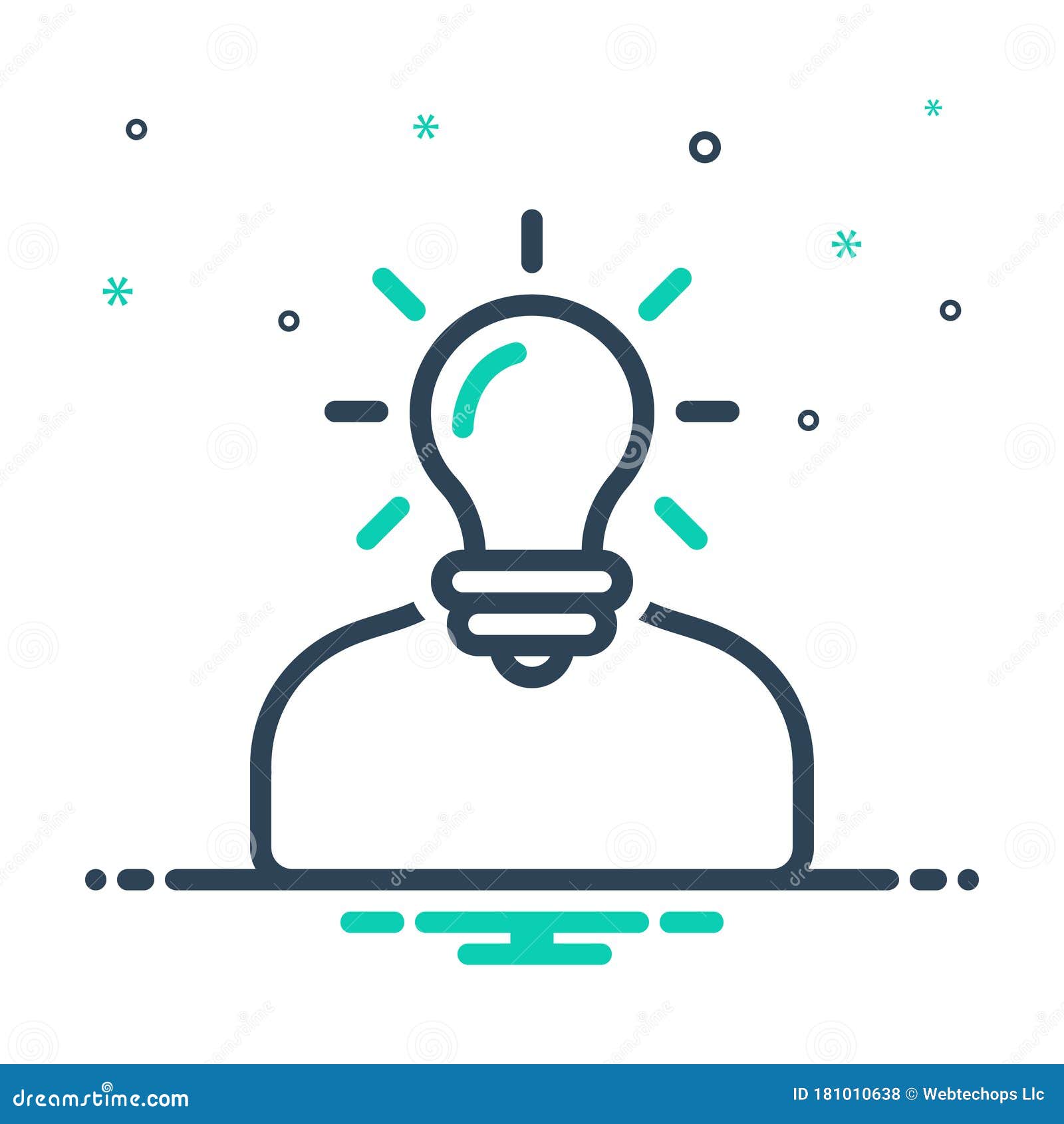 Mix Icon for Understand, Deem and Comprehend Stock Vector ...