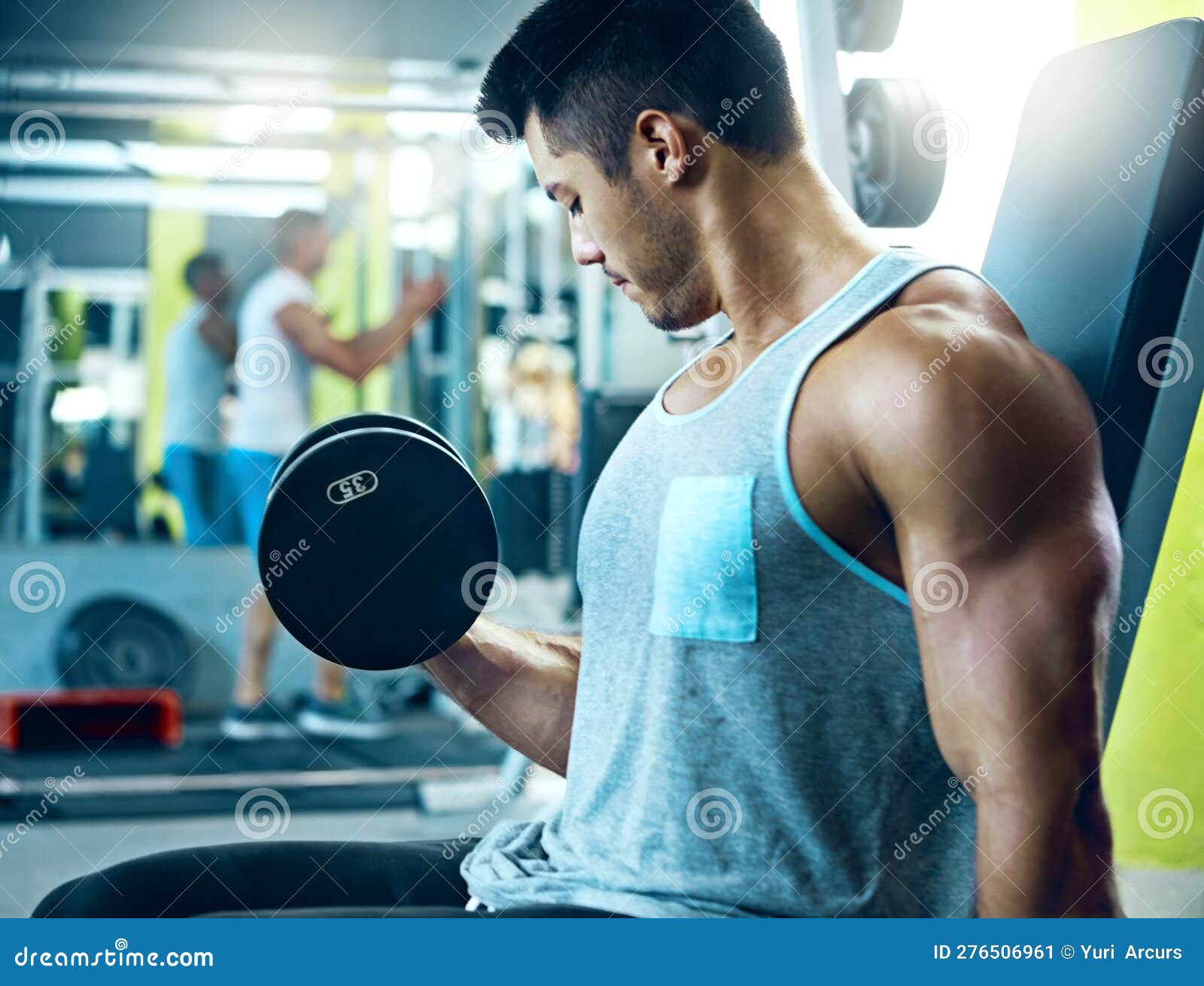 Understand that Not All Progress is Visual, Keep Going. a Man Doing a ...