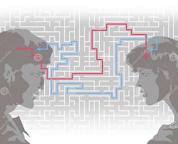 Understanding stock illustration. Illustration of communication - 1104566