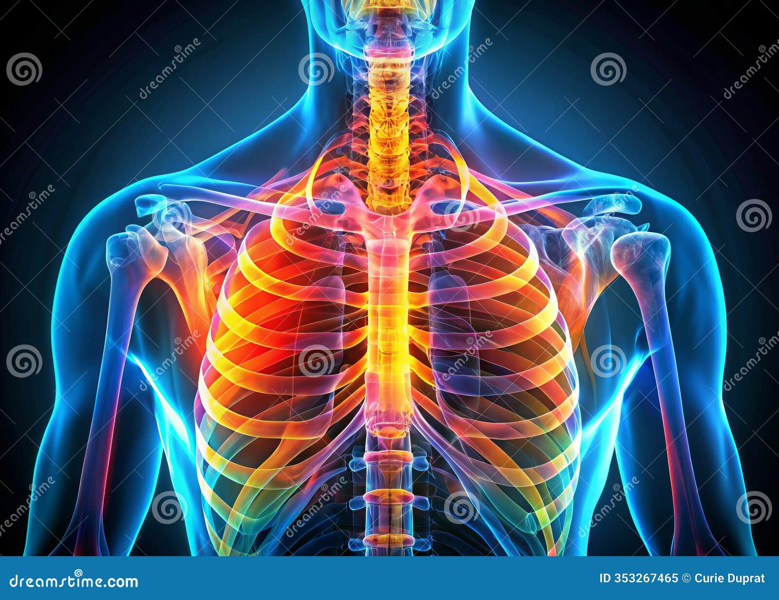 Understanding Chest XRay Anatomy a Visual Guide To Ribs Scapula and ...