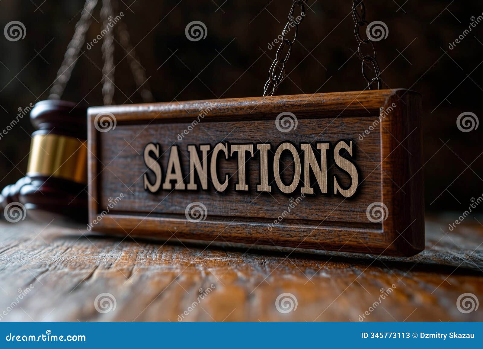 Understanding the Gravity of Sanctions in a Courtroom Setting Stock ...
