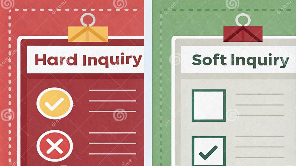 Understanding Hard Vs Soft Inquiries a Visual Representation ...
