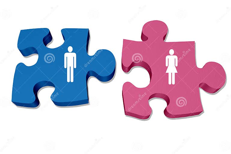 Understanding Men and Women Interaction and Relationships Stock Photo ...