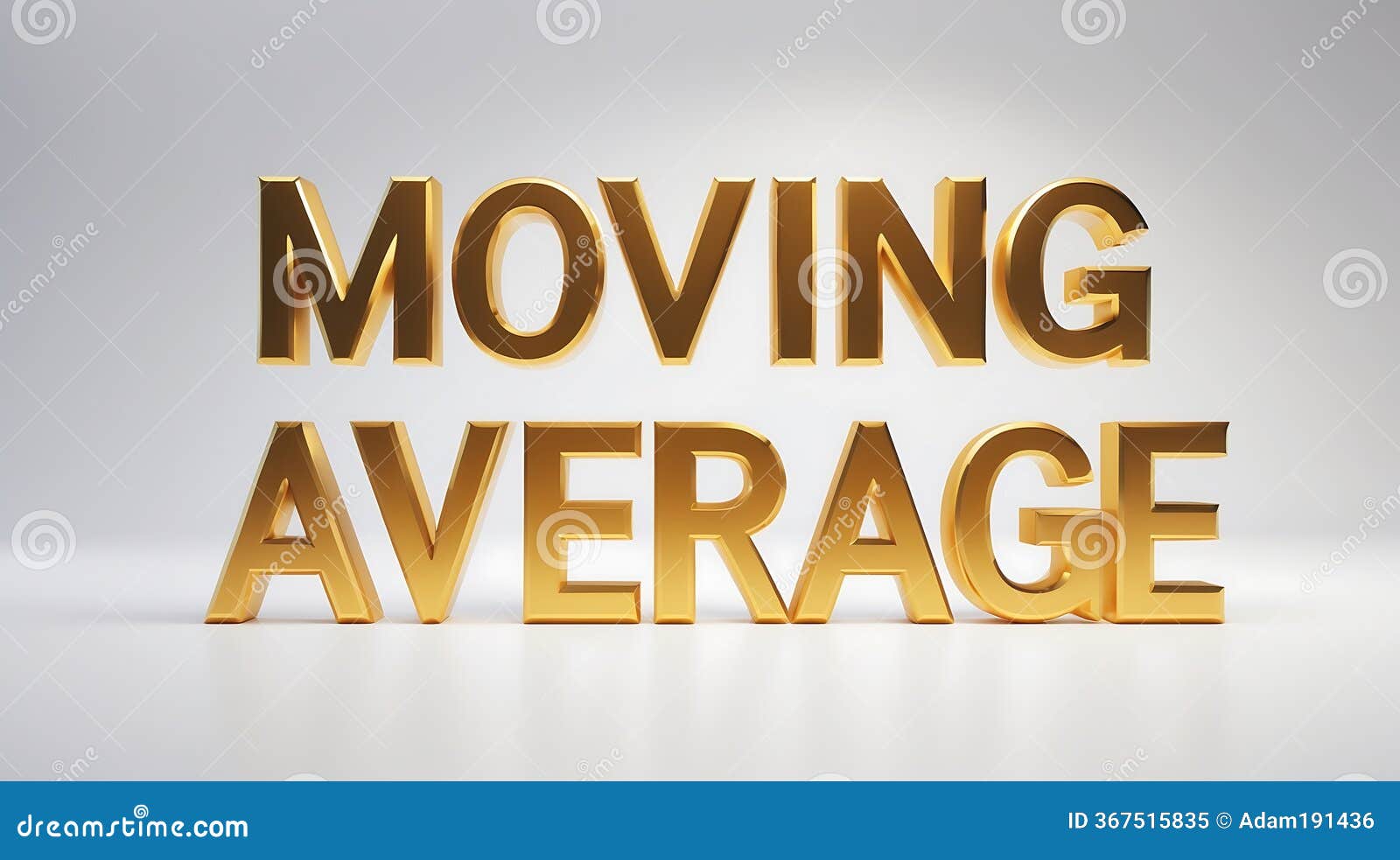 Moving Average Indicator Technical Analysis Vector Illustration | CartoonDealer.com #144596400