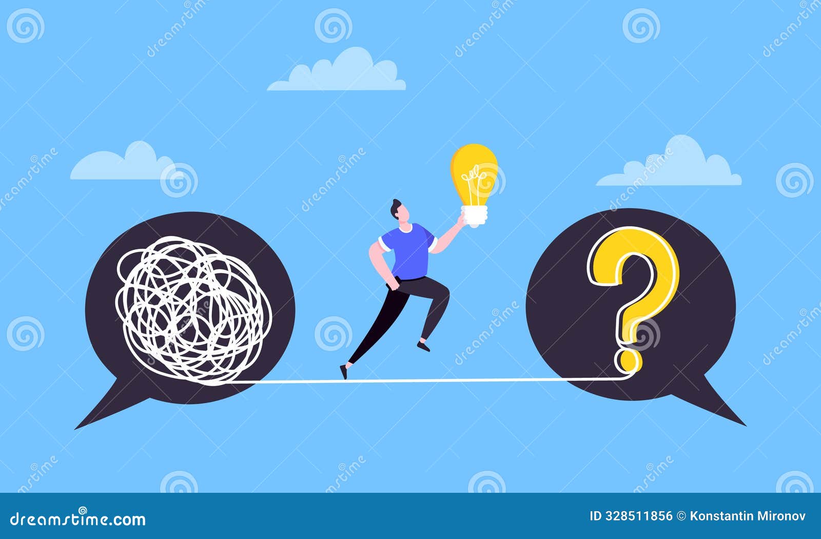 Understanding Problem Solution Simplify Challenge. Stock Illustration ... Understanding Problem Solution Simplify Challenge. Stock Illustration ...