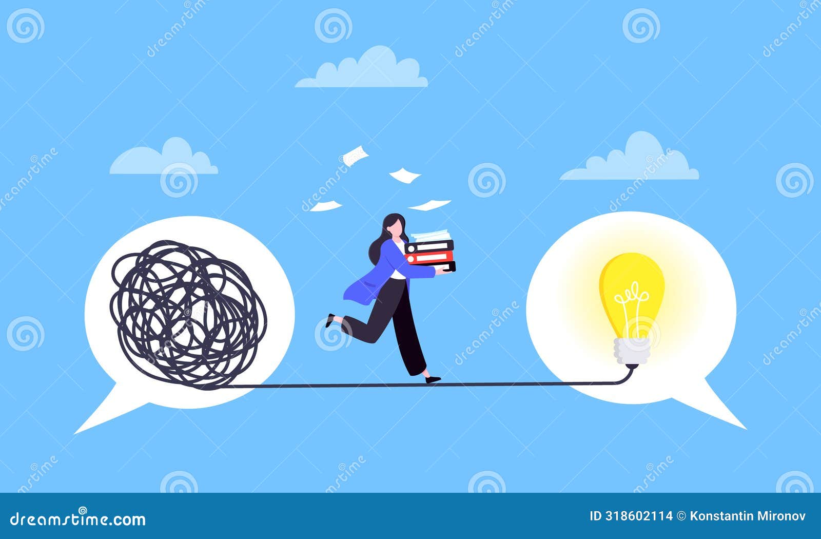 Understanding Problem Solution Simplify Challenge. Stock Vector ... Understanding Problem Solution Simplify Challenge. Stock Vector ...