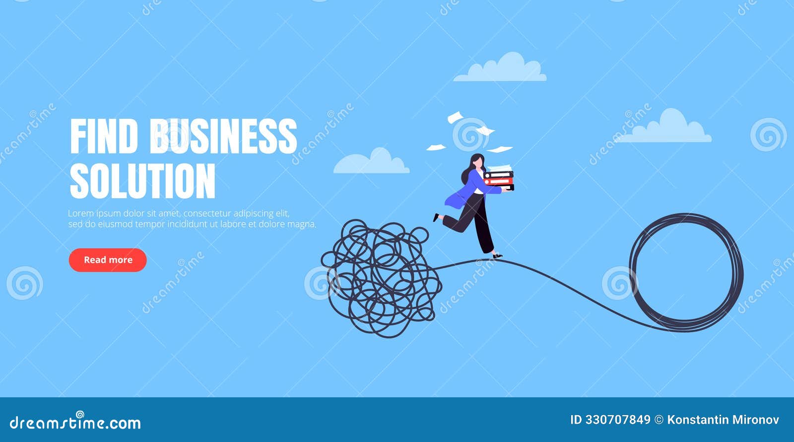 Understanding Problem Solution Simplify Challenge. Stock Vector ...