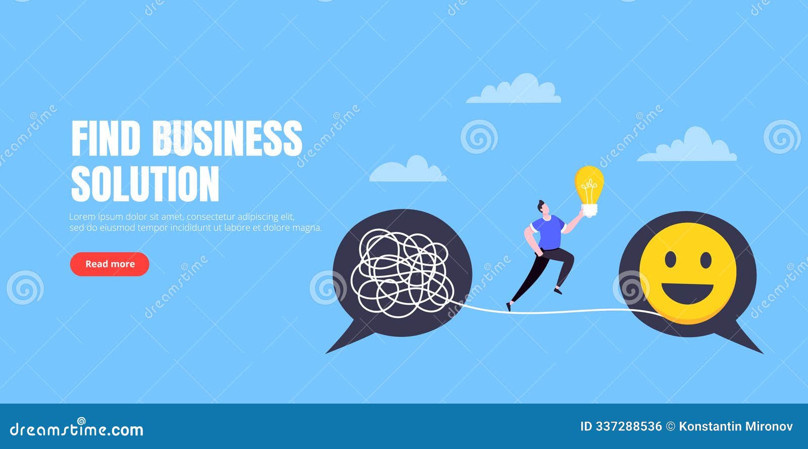 Understanding Problem Solution Simplify Challenge. Stock Illustration ...