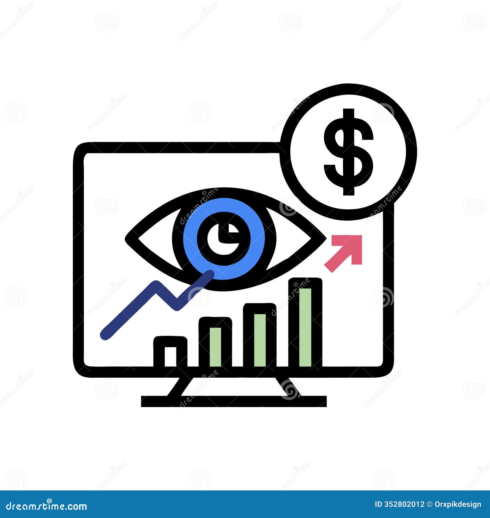 Revenue Forecasting Line Icons Collection. Forecasting, Revenue ...
