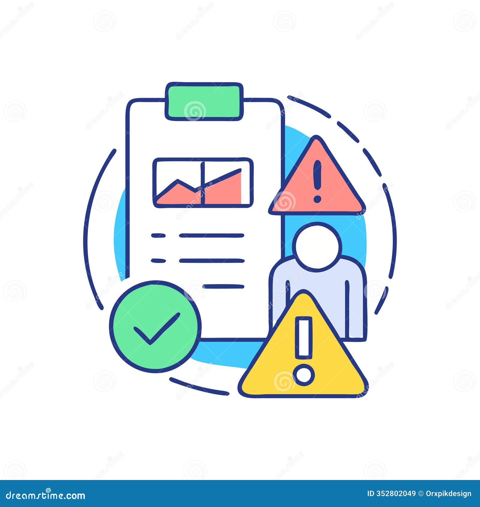 Understanding Risk Assessment For Business Growth Cartoon Vector ...