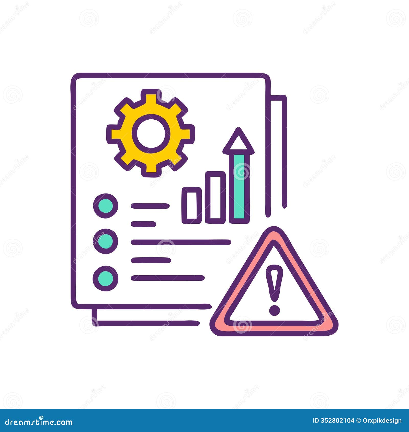 Understanding Risk Conceptual Books With Brain And Exclamation Mark ...