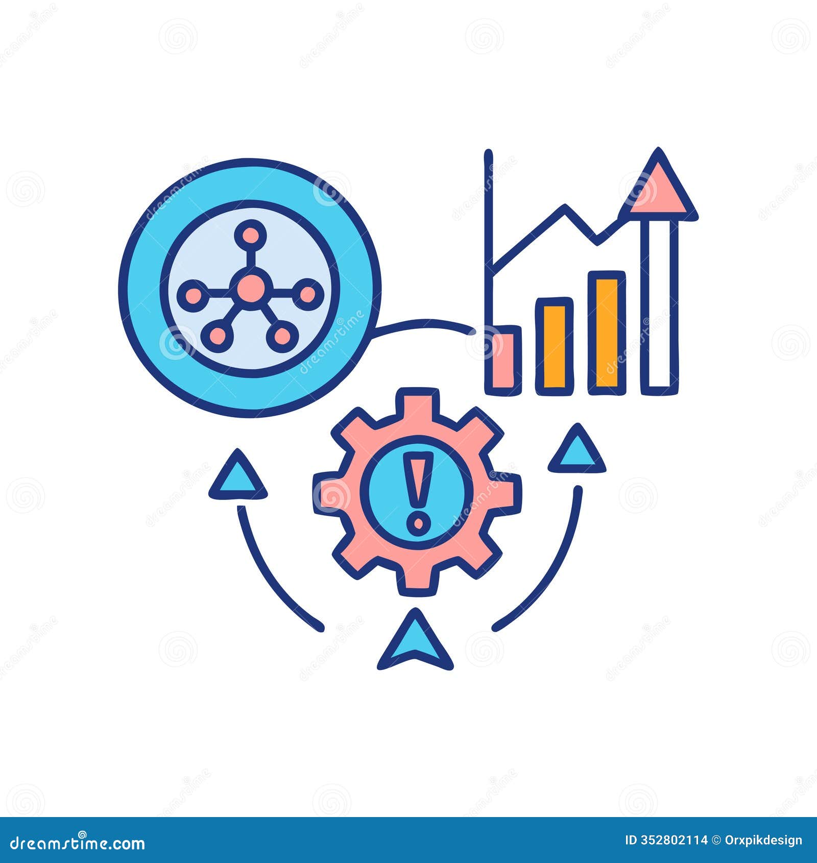 Understanding Risk Conceptual Books With Brain And Exclamation Mark ...