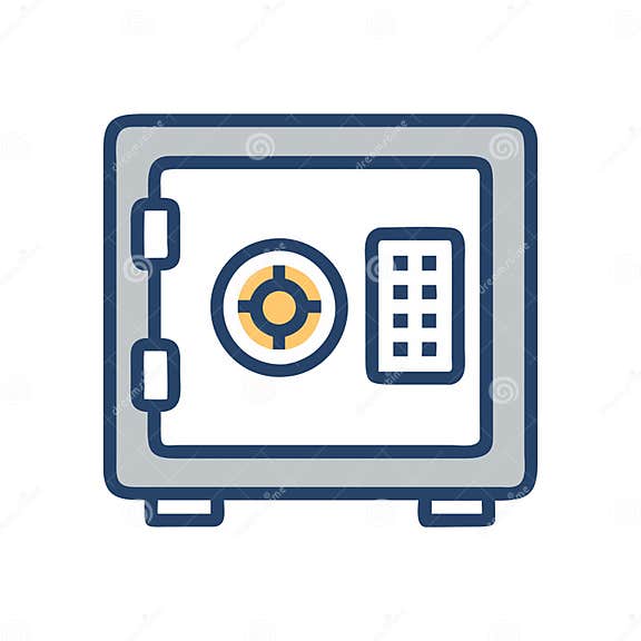 Understanding Safe Vaults for Secure Storage Stock Vector ...