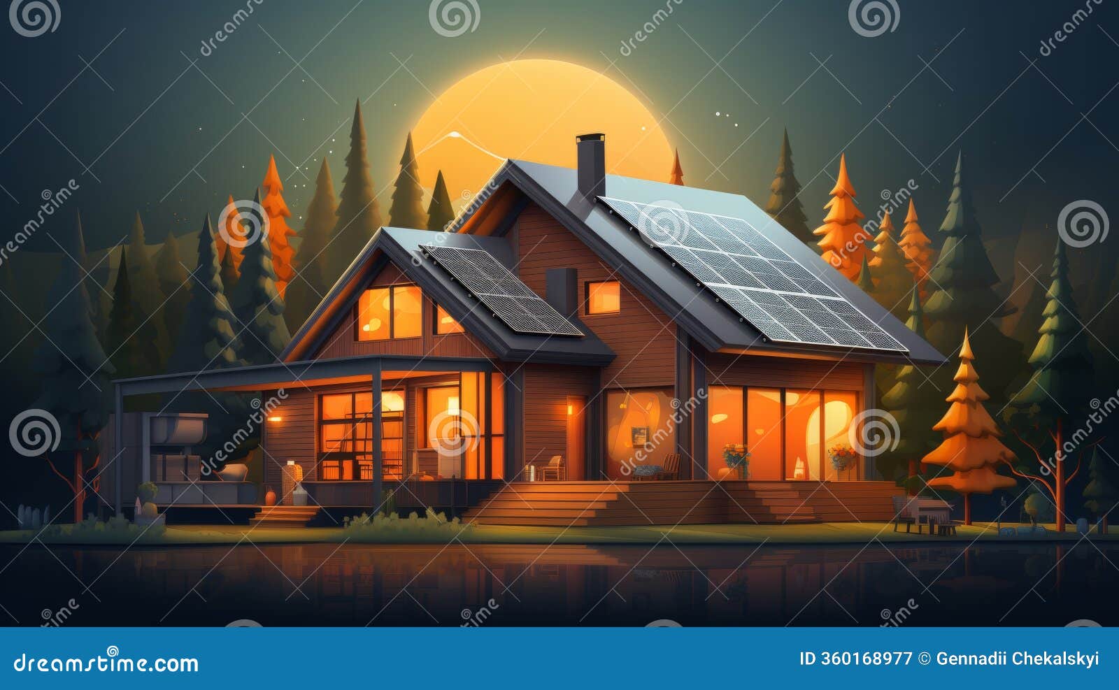 Understanding Solar Power a Simple Schematic of Solar Panel, Inverter ...