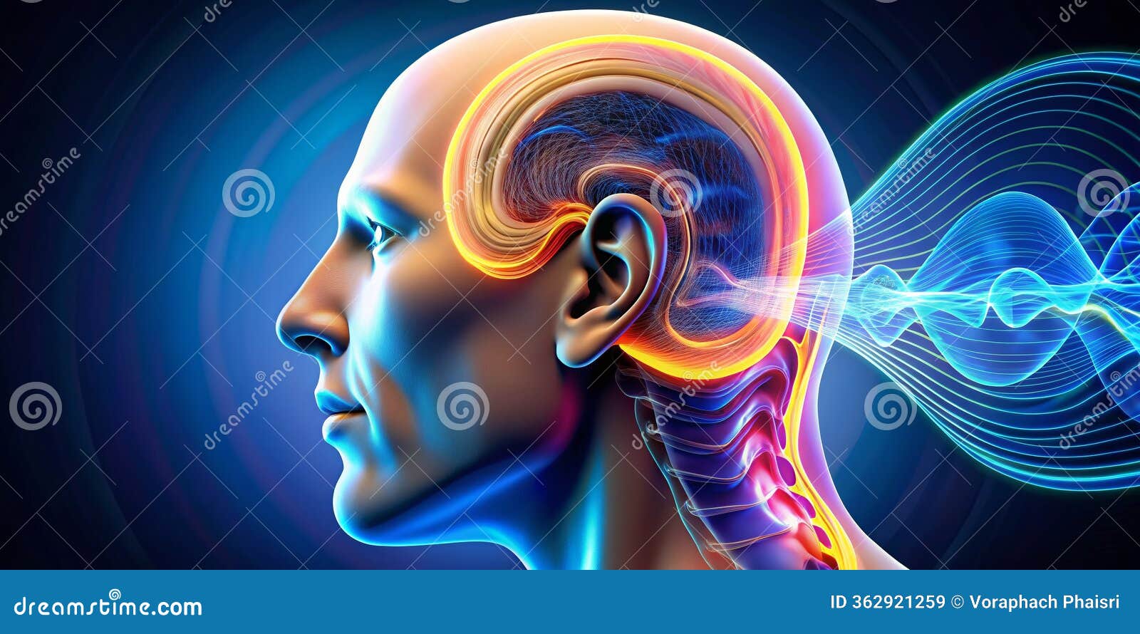 Ear Cochlea. Ears Anatomy Diagram, Human Auditory System Inner Organ ...
