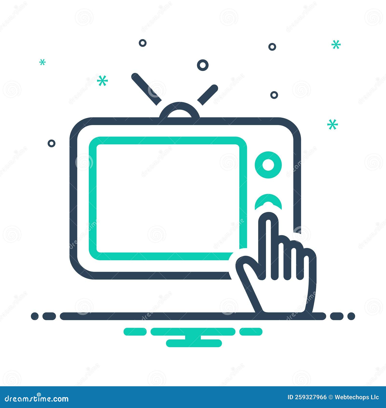 Mix Icon for Undertake, Start and Begin Stock Illustration ...