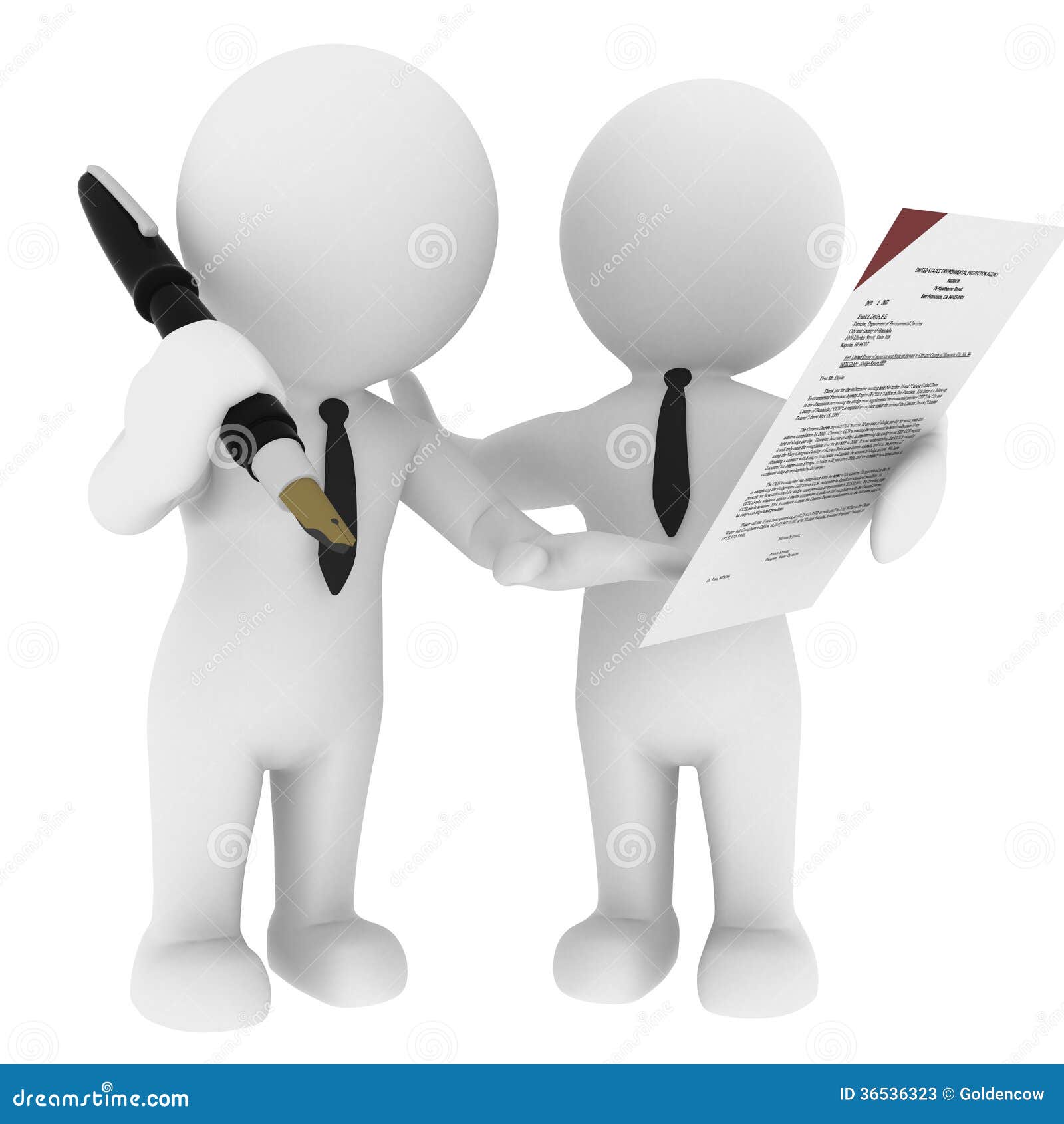 Undertecknande avtal stock illustrationer. Illustration av vitt - 36536323