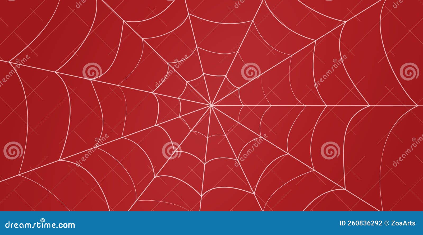 Vector Illustration Red Spider Web Background Stock Vector ...