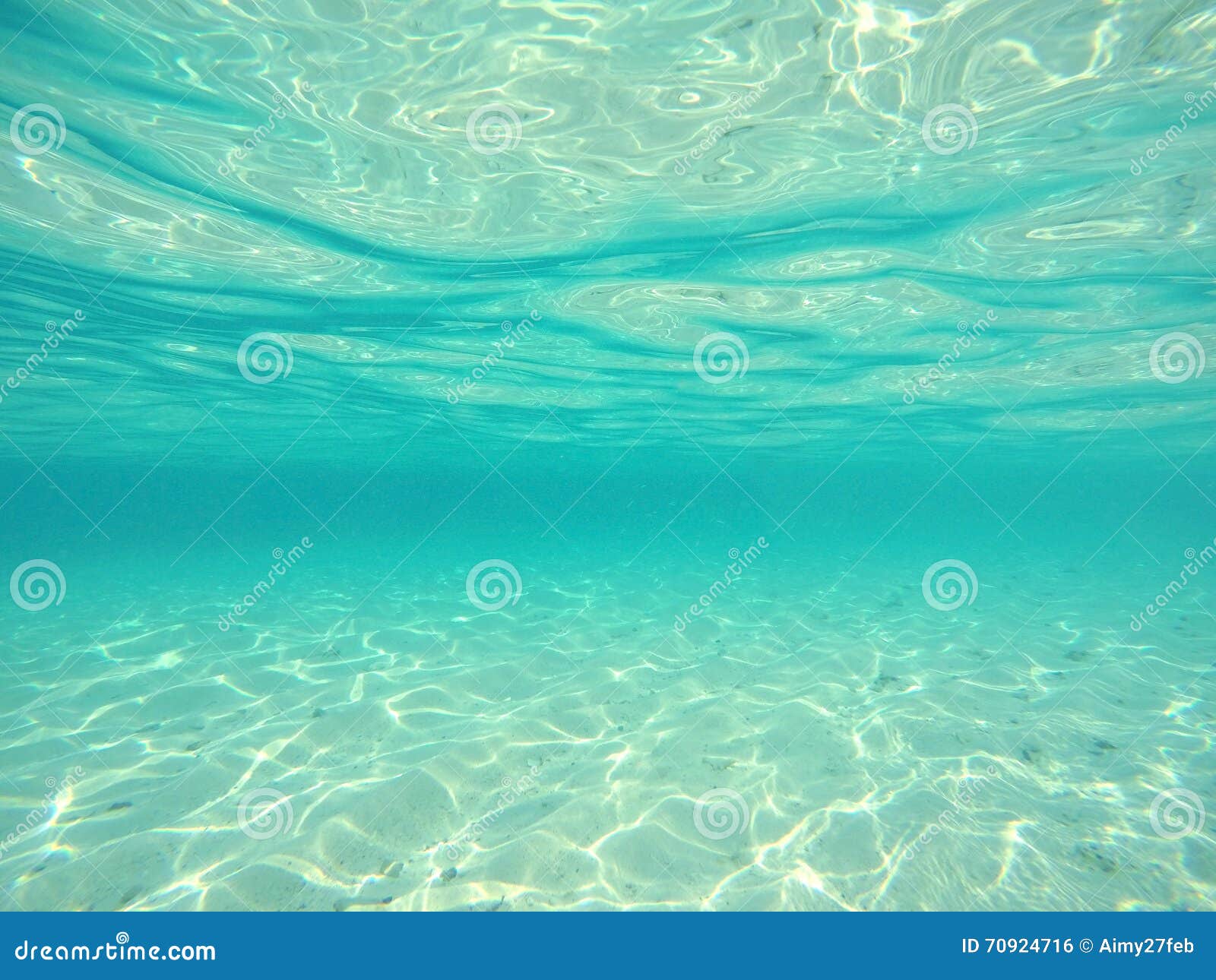 Underwater Background with Sandy Sea Bottom. Stock Photo - Image of ...