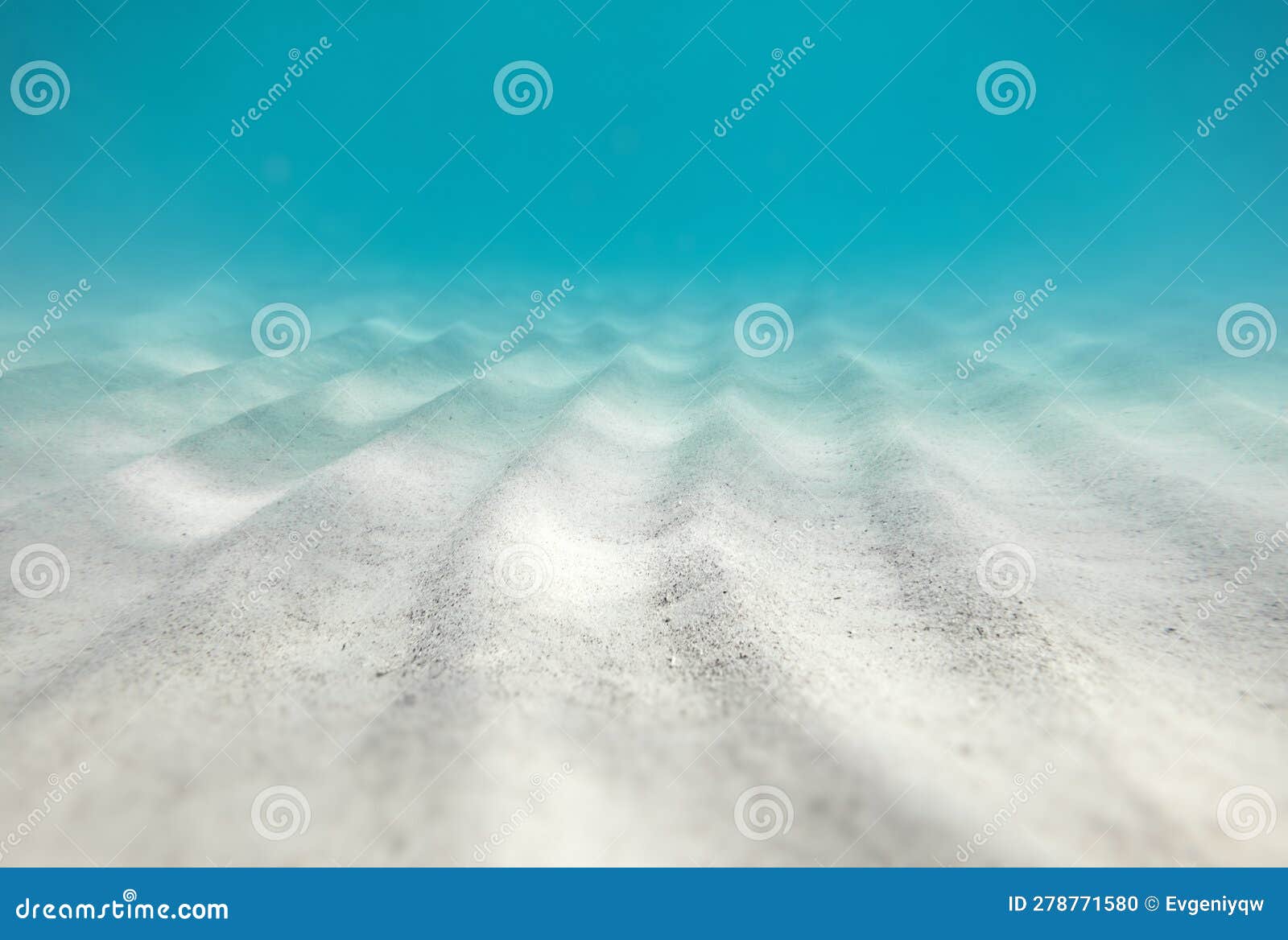 Underwater Background with Sandy Sea Bottom Stock Photo - Image of ...