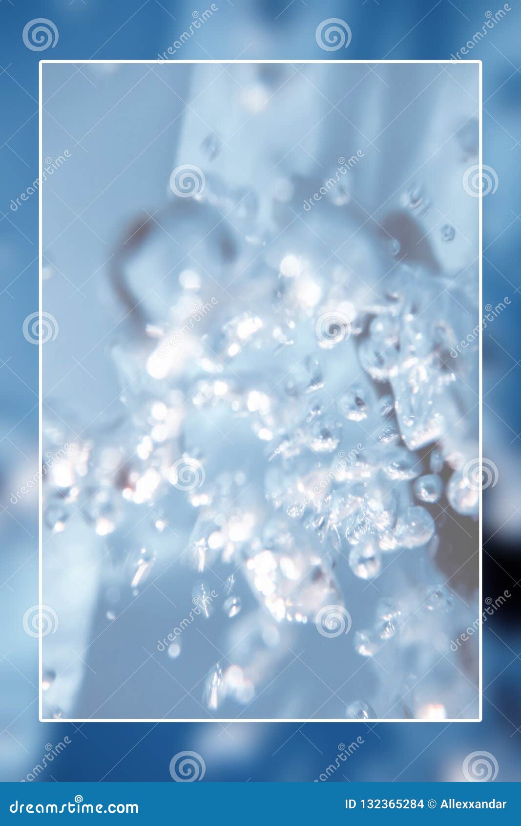 Underwater Background White Border Frame, Water Blank Text Box Stock ...