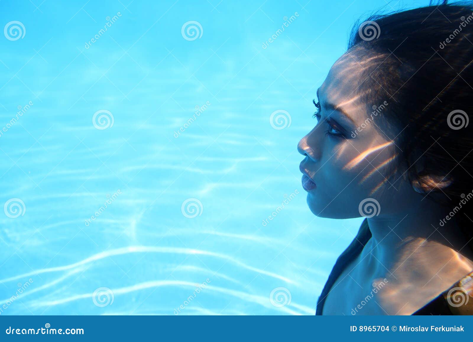 Underwater Beauty stock photo. Image of lady, attractive - 8965704