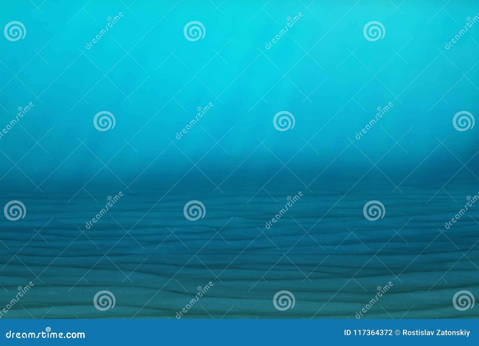 Underwater Blue Background in Sea, Ocean, with Volume Light. 3d ...