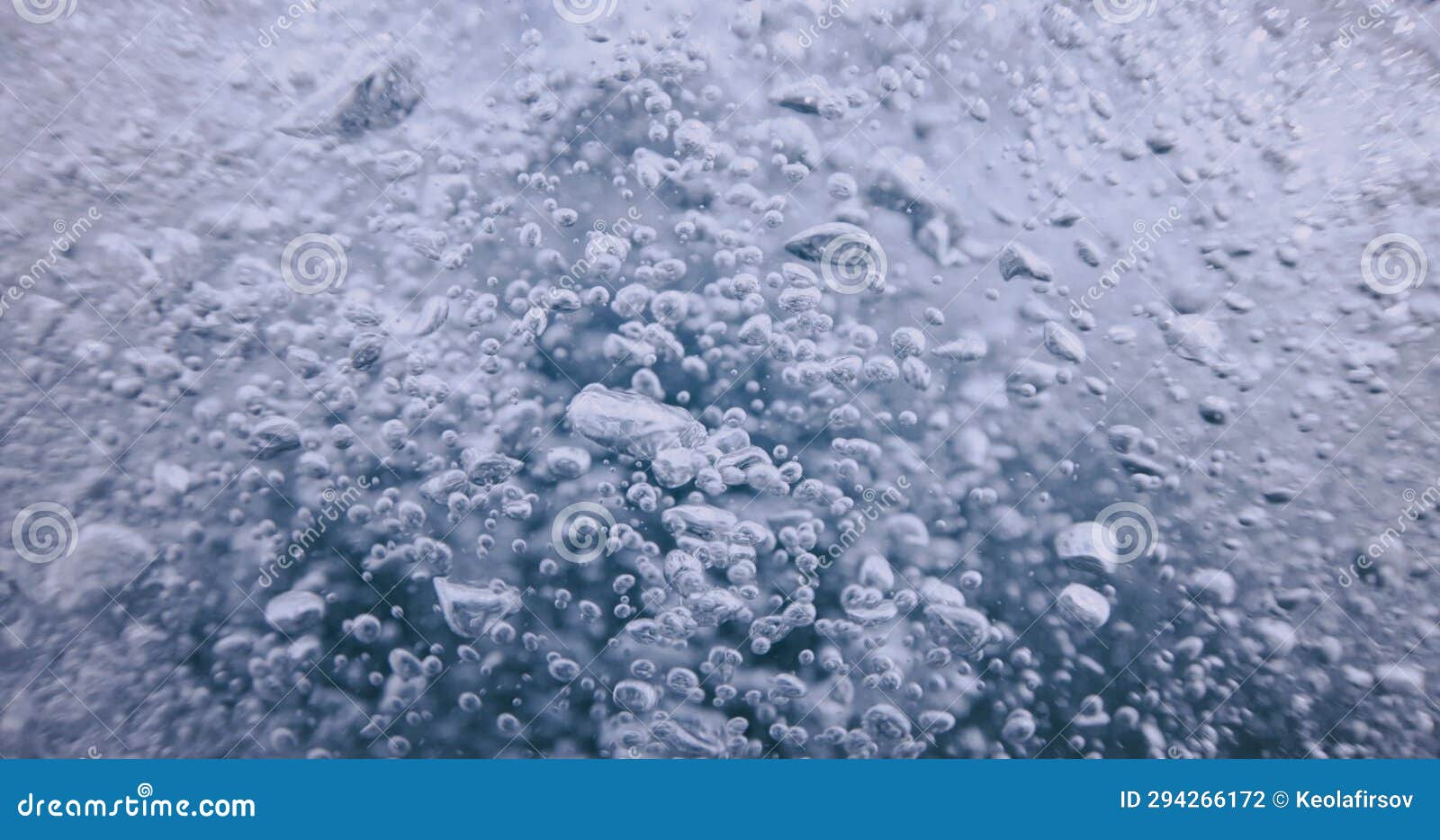 Underwater Texture in Ocean. Bubbles in Tropical Sea Stock Footage ...