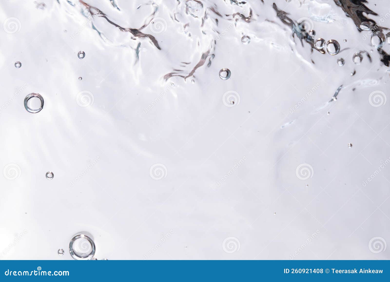 Underwater Bubble Texture on White Background. Water with Bubbles Stock ...