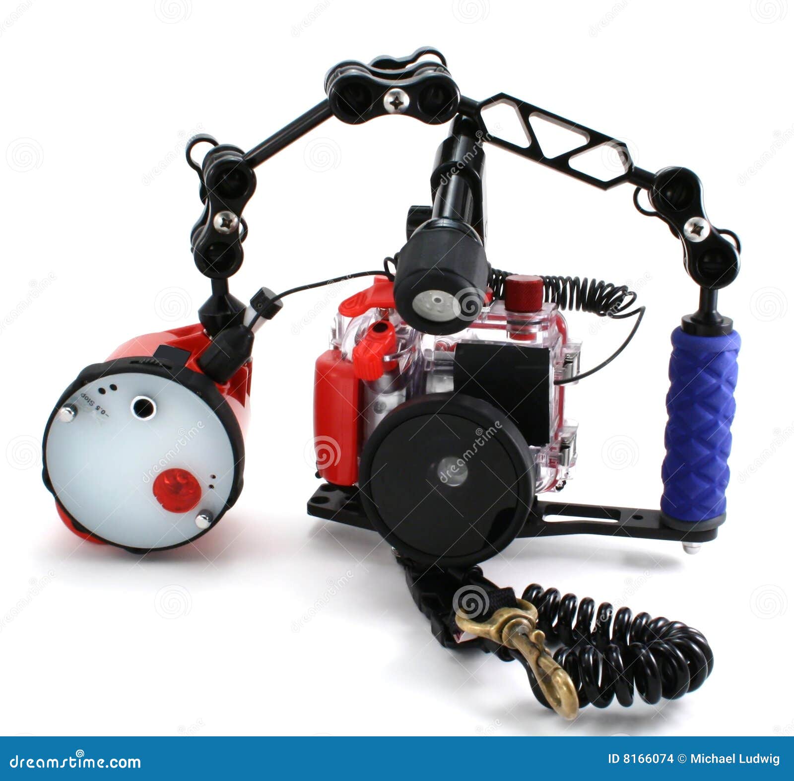 Underwater Camera stock photo. Image of strobe, housing - 8166074