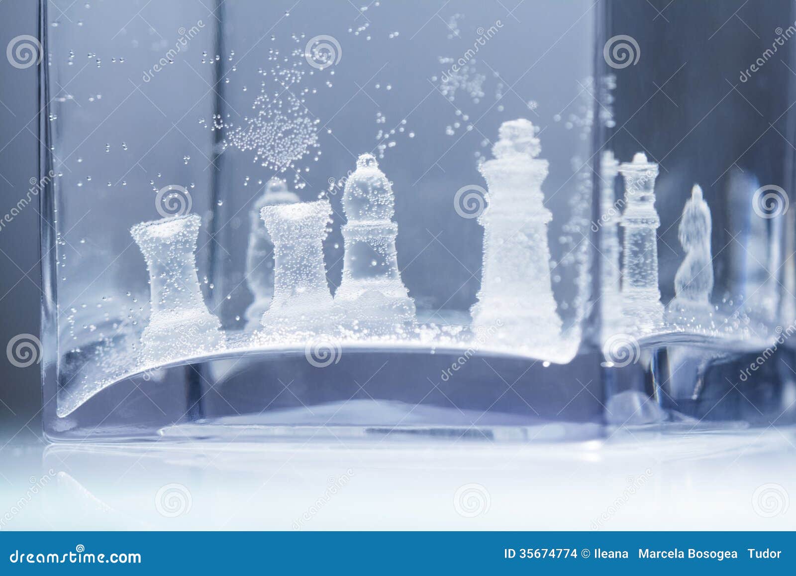 Underwater chess stock photo. Image of piece, isolated - 35674774