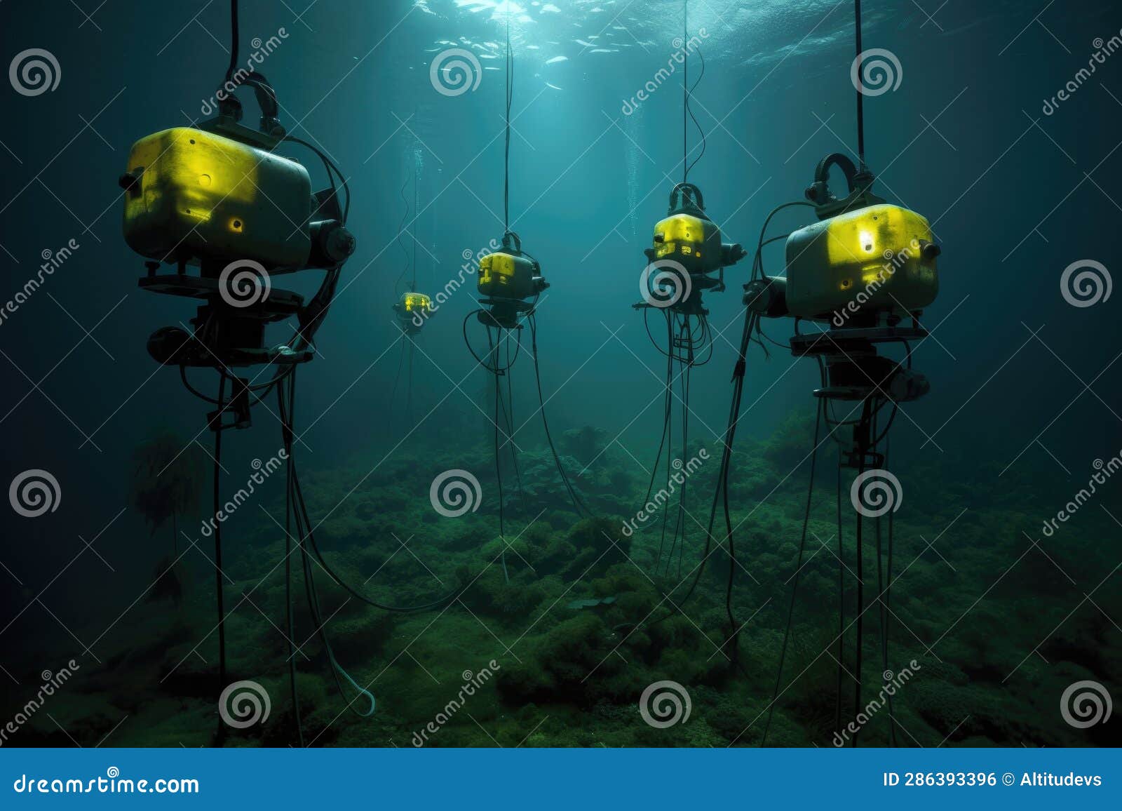 Underwater Communication Devices for Exploration Stock Photo - Image of ...