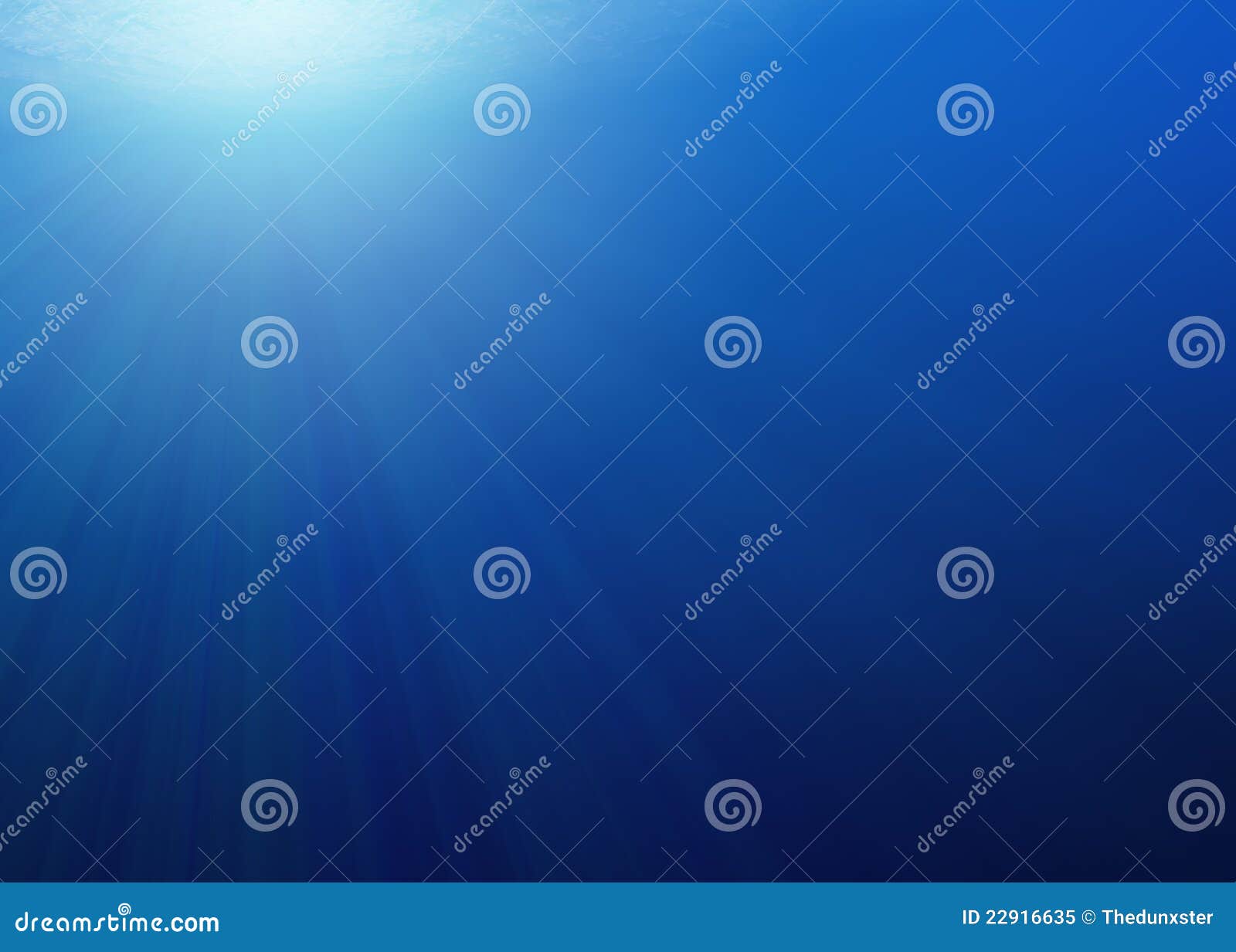 Underwater - Deep Blue Sea - XL Stock Image - Image of rays, deep: 22916635