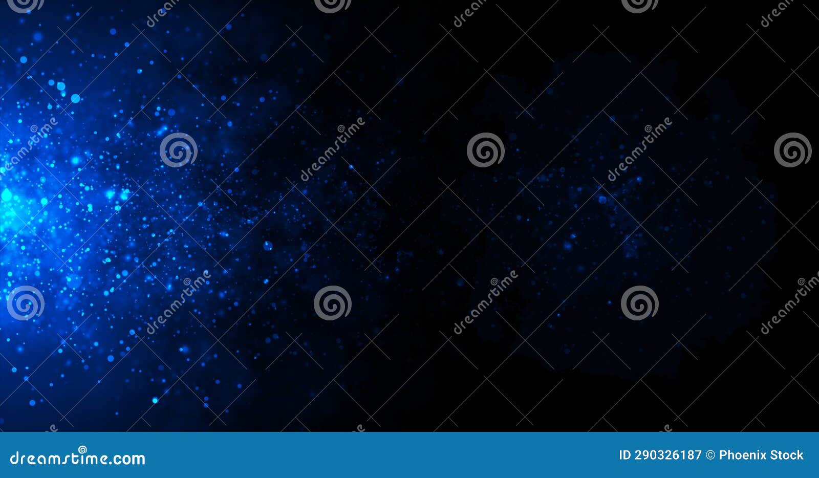 Underwater Dust Particles Moving Under Rim Light Tiny Source . Stock ...