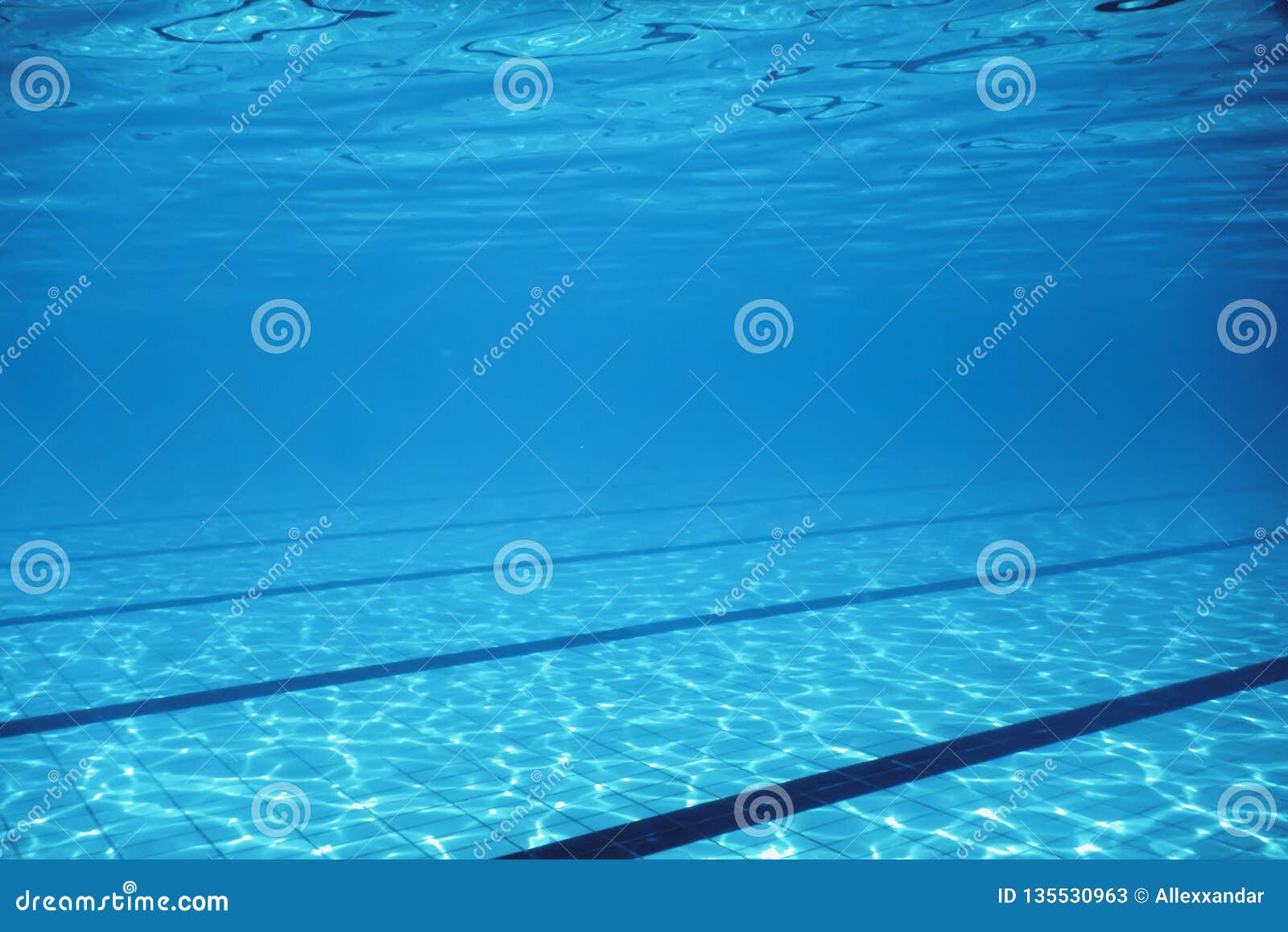 Underwater Empty Swimming Pool Stock Image - Image of recreation ...