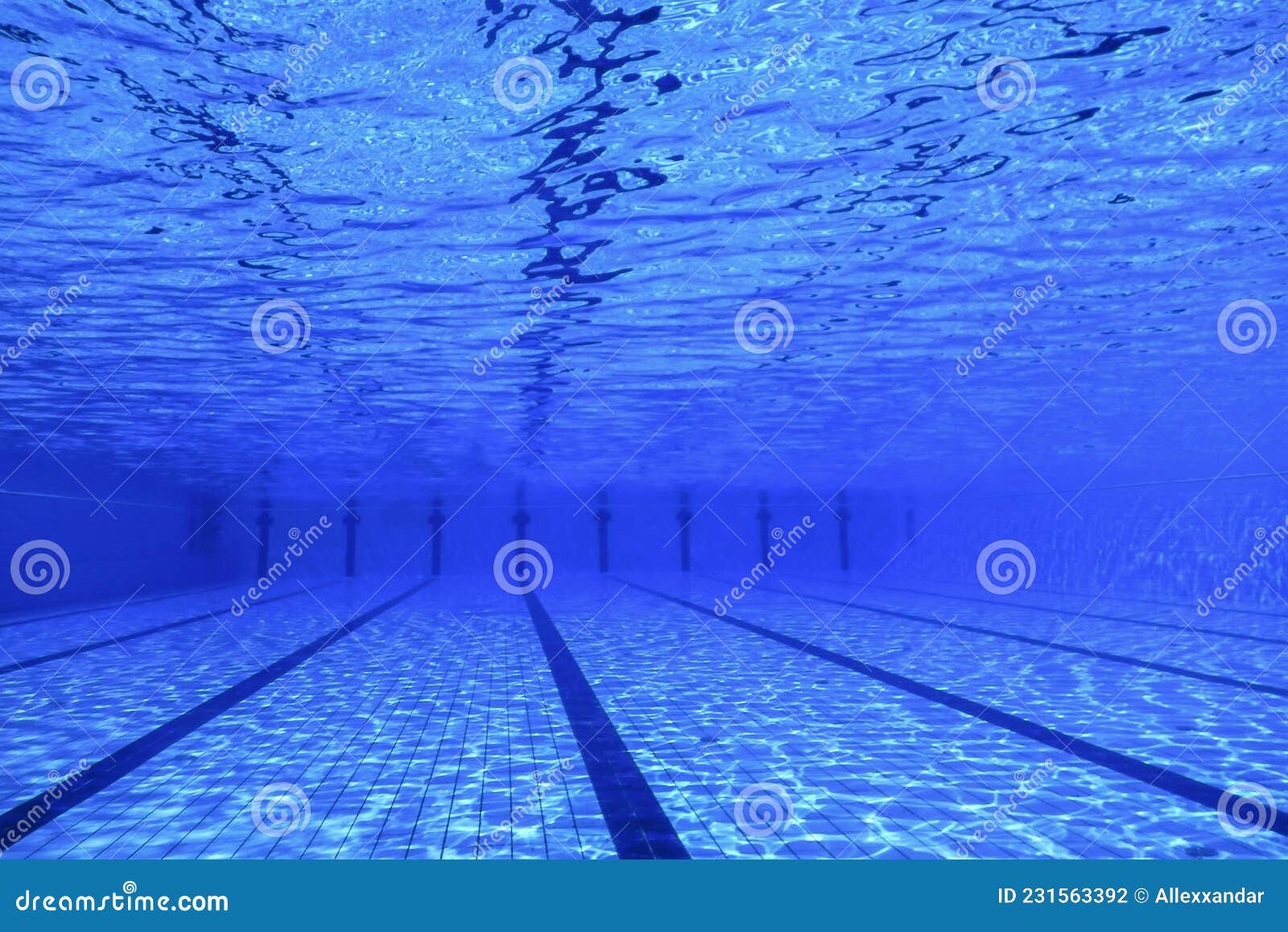 Underwater Empty Swimming Pool. Stock Photography | CartoonDealer.com ...