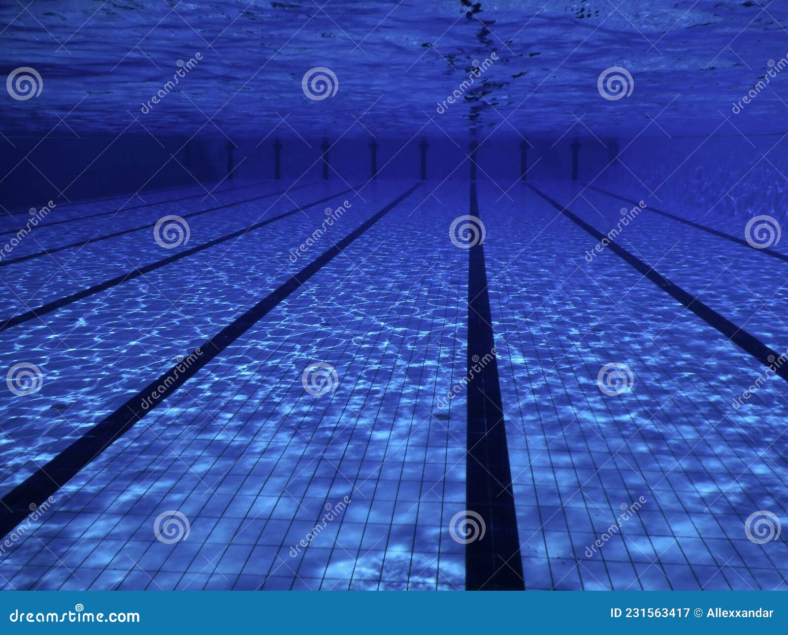 Underwater Empty Swimming Pool Background Stock Image - Image of pool ...