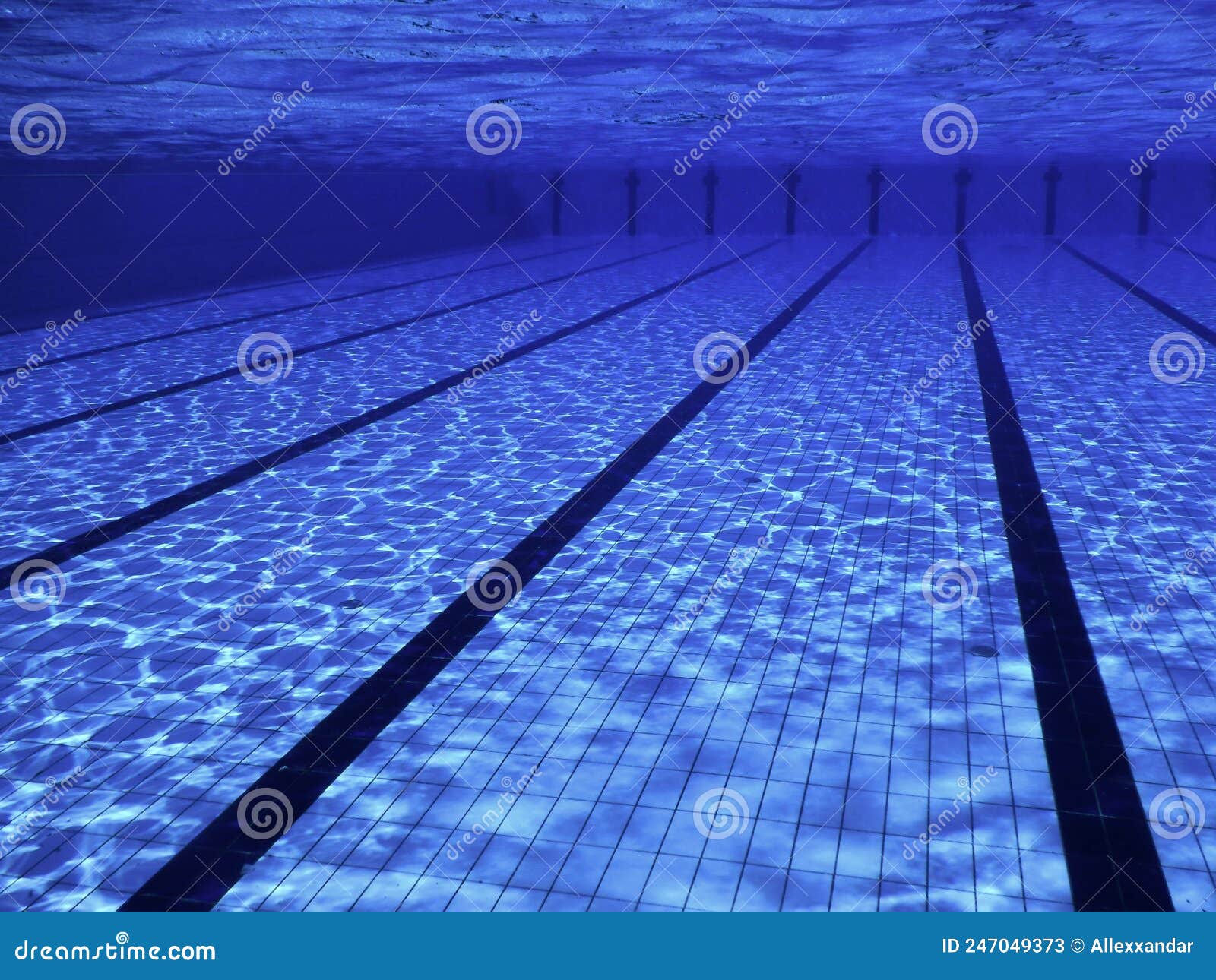 Underwater Empty Swimming Pool Background Stock Image - Image of empty ...