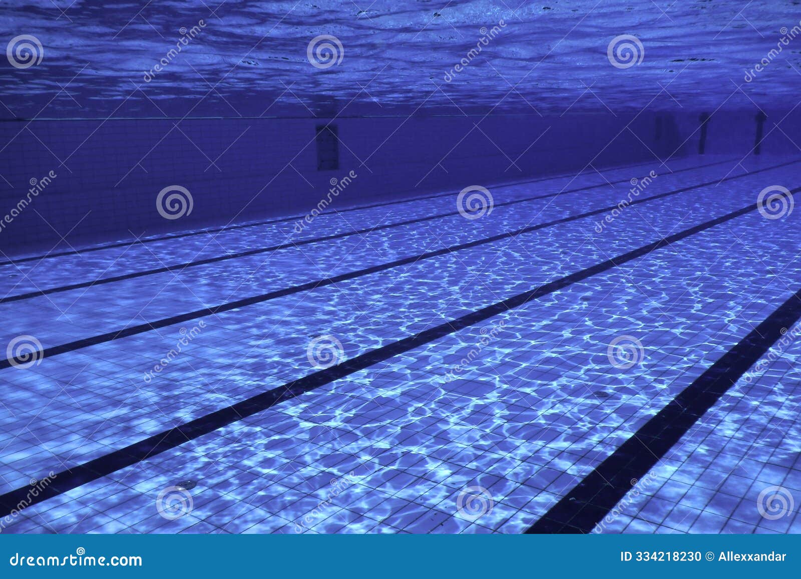 Underwater Empty Swimming Pool Background Stock Photo - Image of ...