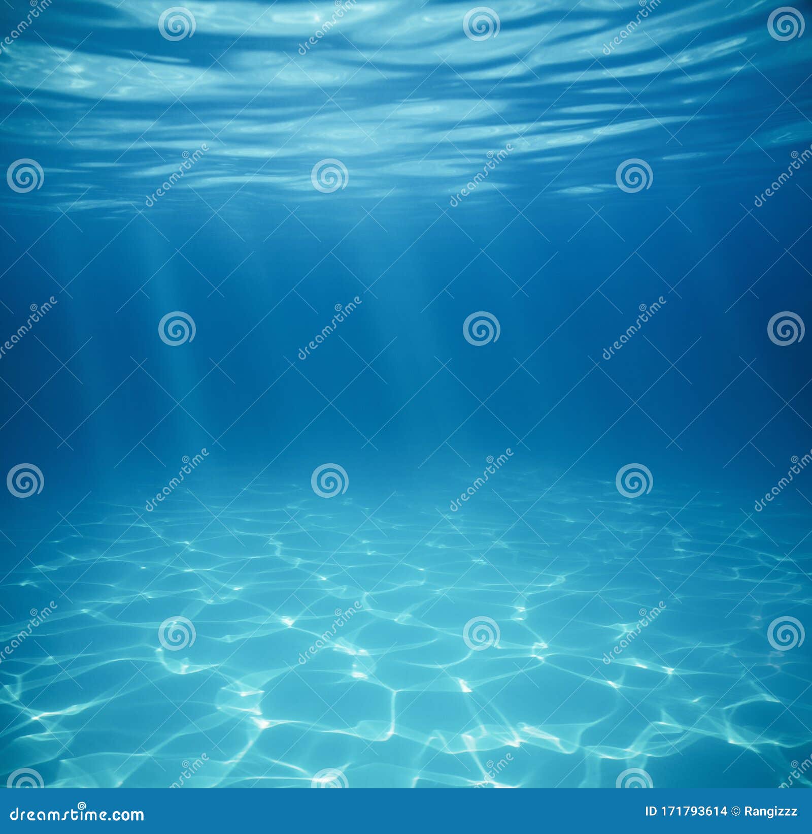 Underwater Empty Swimming Pool Background Stock Photo - Image of resort ...