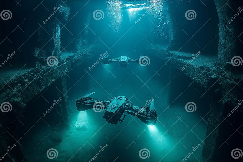 Underwater Exploration of a Sunken Structure Using Advanced Drones ...