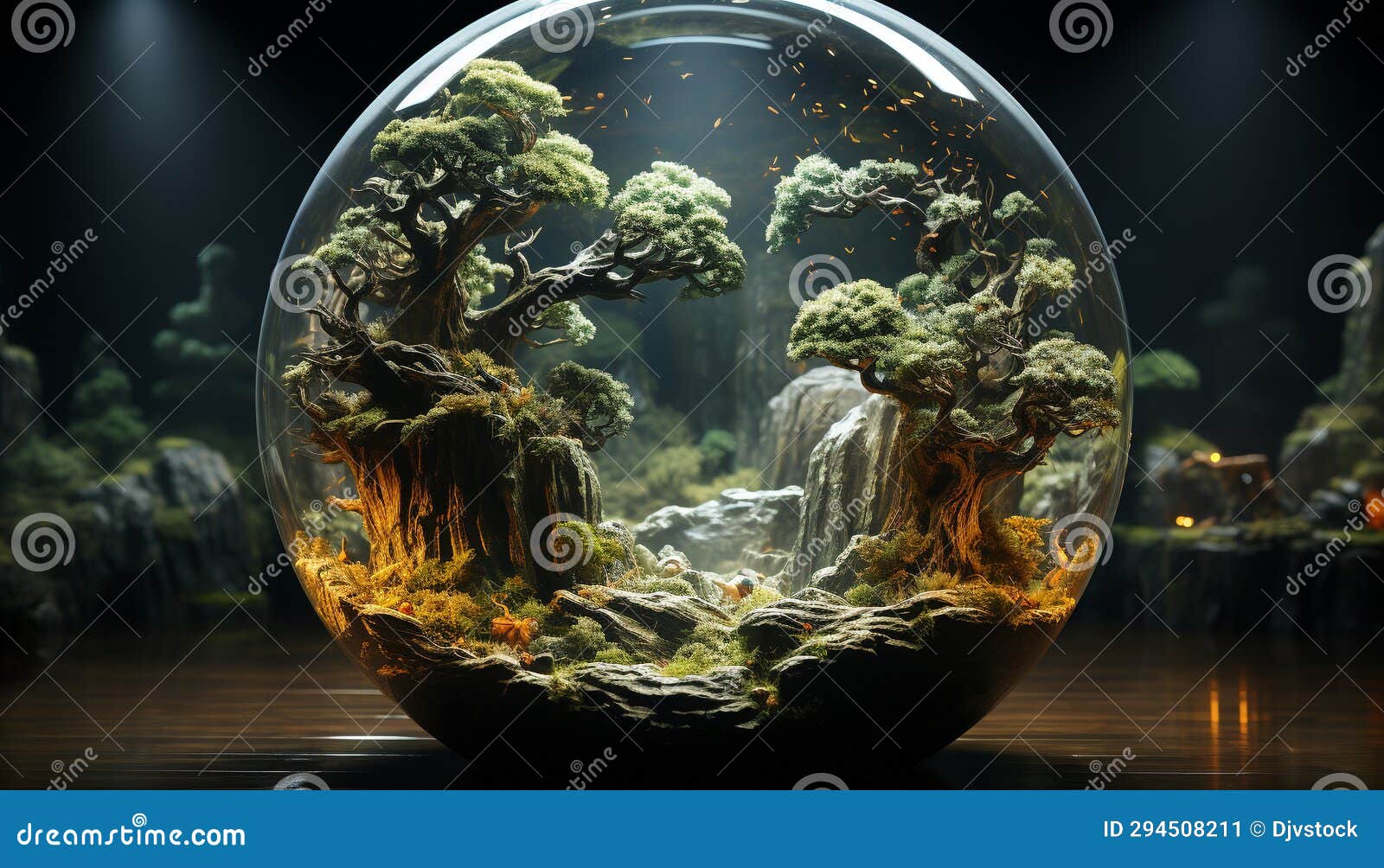 Underwater Fish Swim in Nature Deep, Transparent Aquatic Environment ...